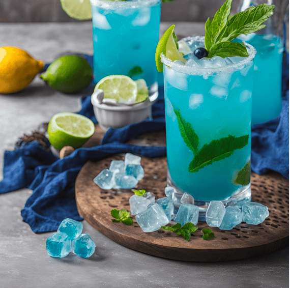Blue Ocean Magic Mocktail – Pop’s Chinese