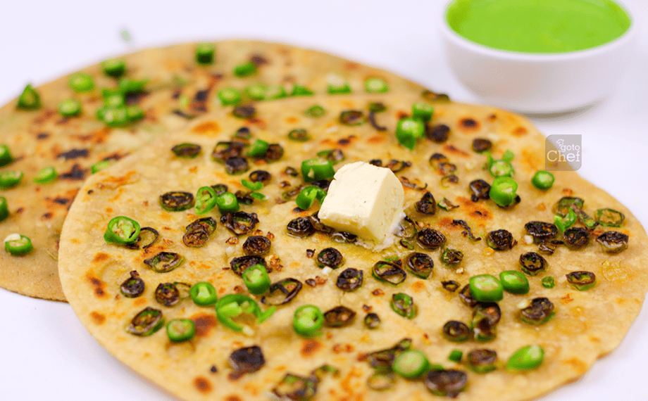 Green Chilli Paratha – Pop's Kitchen